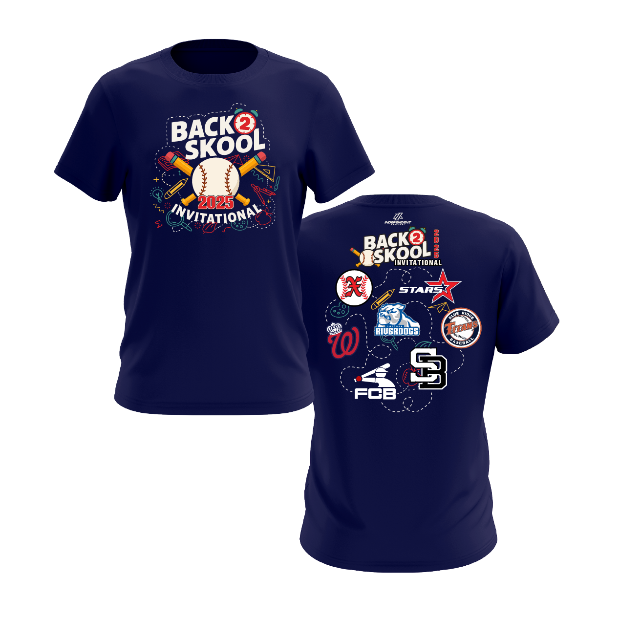 Back 2 Skool Invitational 2025 Special Edition Tournament Shirt ...